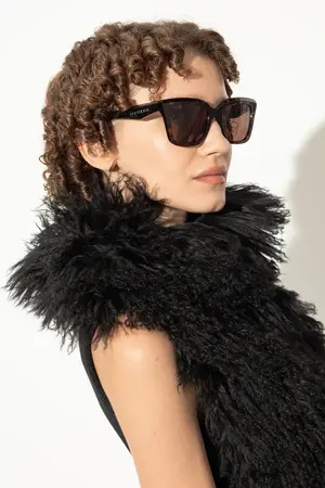 Alexander McQueen Rectangular Sunglasses - Brown