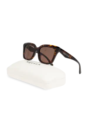 Alexander McQueen Rectangular Sunglasses - Brown