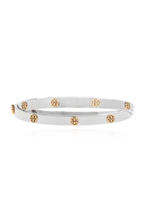 Tory Burch Logo Bangle - Silver