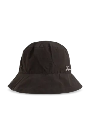 Jacquemus Bucket Hat With Embroidered Logo - Brown