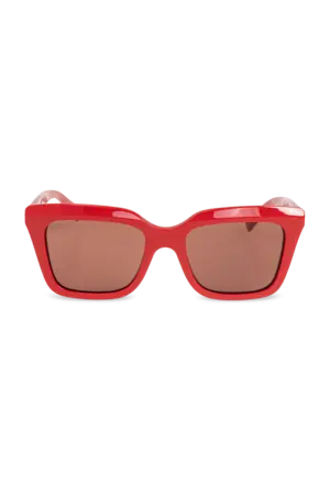 Alexander Mcqueen Red Sunglasses