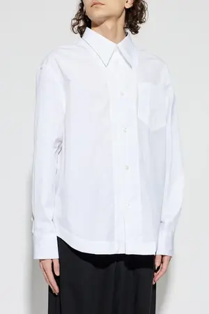 AMI Paris Shirt With Pocket - White