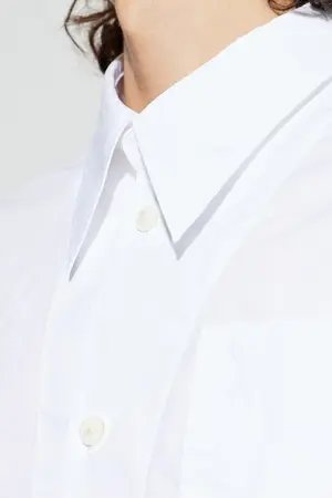 AMI Paris Shirt With Pocket - White