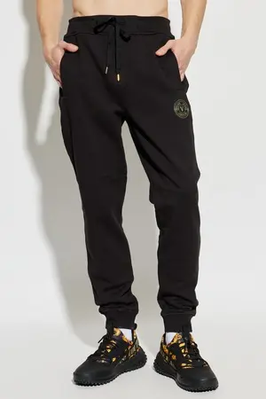 Versace Sweatpants With Logo Patch
