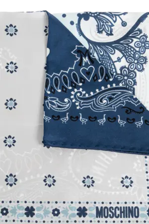 Moschino Silk Pocket Square