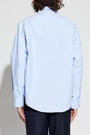 Ami Shirt With Embroidered Logo - Blue