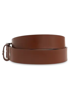 AMI Paris Wide Leather Belt