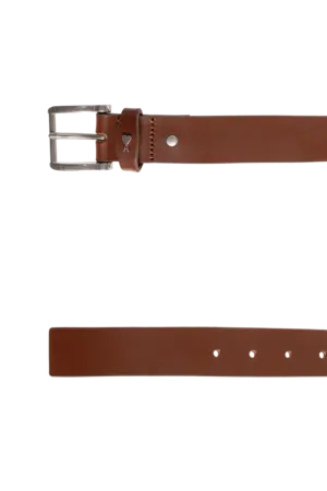AMI Paris Wide Leather Belt