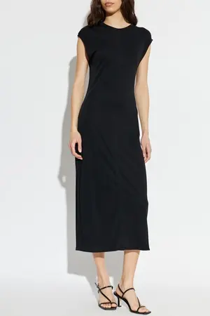 AMI Paris Sleeveless Midi Dress
