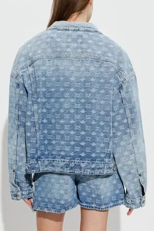 Dsquared2 Monogram Denim Trucker Jacket