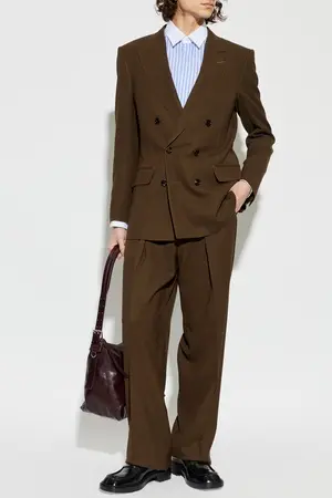 TOM FORD Wool Blazer With Double Vent