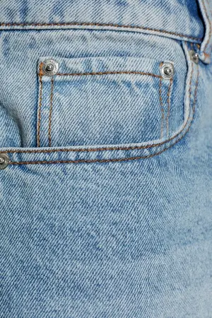 AMI Paris Denim Shorts - Blue