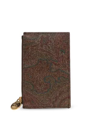 Etro Card Holder With Logo - Multicolour
