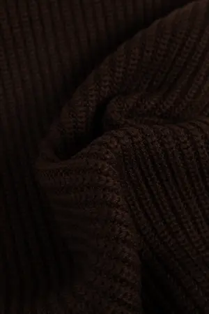 LANVIN Wool Scarf - Brown