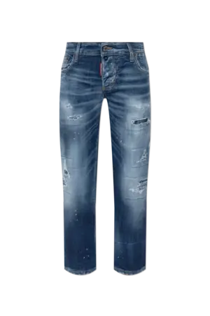 Dsquared2 Frayed Jeans For Women