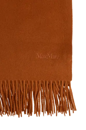 Max Mara Cashmere Scarf ‘baci - Orange