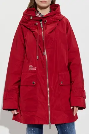 Dsquared2 Hooded Parka - Red
