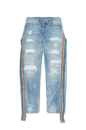 Dsquared2 Loose Twist Jeans - Blue