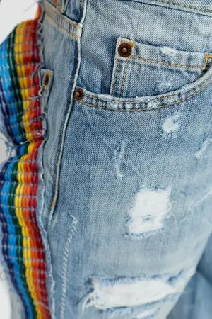 Dsquared2 Loose Twist Jeans - Blue