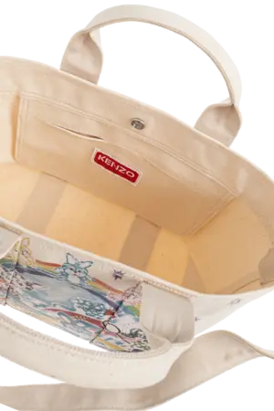 Kenzo Handheld Shopper Bag - Cream
