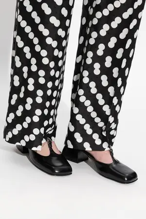 NODALETO Leather Heeled Pumps