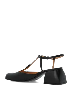 NODALETO Leather Heeled Pumps