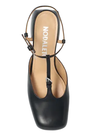 NODALETO Leather Heeled Pumps