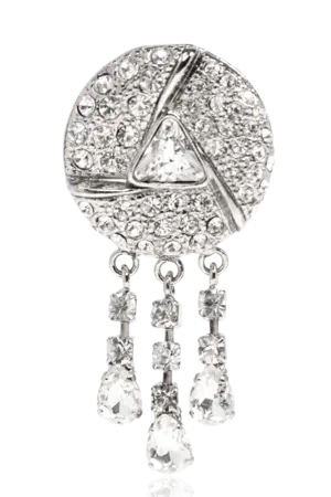 Alessandra Rich Crystal Clip-on Earrings