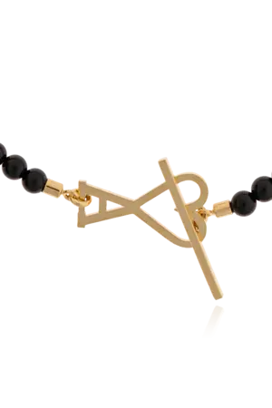 AMI Paris Beaded Bracelet - Black