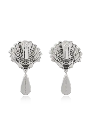 Alessandra Rich Crystal Clip-on Earrings