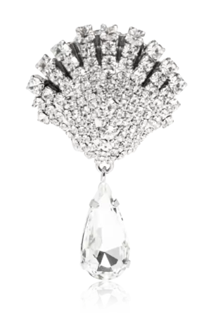 Alessandra Rich Crystal Clip-on Earrings