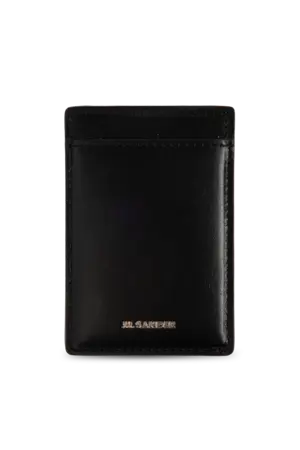 JIL SANDER Magnetic Card Holder Case For Phone - Black