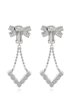 Alessandra Rich Crystal Clip-on Earrings