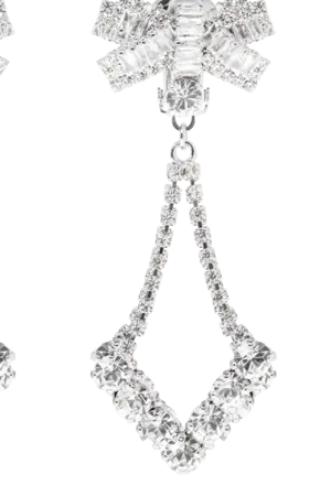 Alessandra Rich Crystal Clip-on Earrings