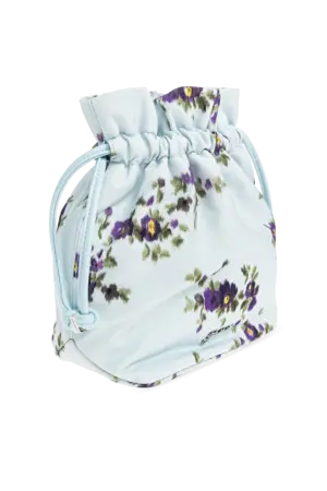 GANNI Floral Motif Pouch - Blue