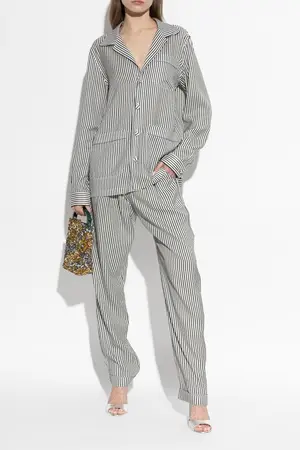 TOM FORD Leather Heeled Sandals - Silver