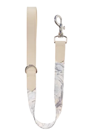 Versace Dog Leash With Barocco Print - Cream