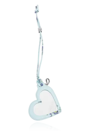 GANNI Floral Bag Charm - Light Blue