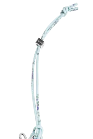 GANNI Floral Bag Charm - Light Blue