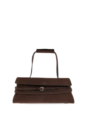 Moschino Suede Shoulder Bag - Brown