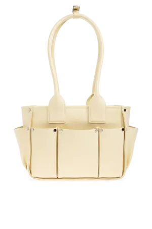 GANNI Top Handle Bag - Cream