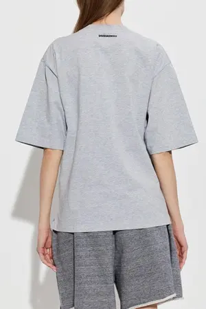 Dsquared2 T-shirt With Logo - Grey