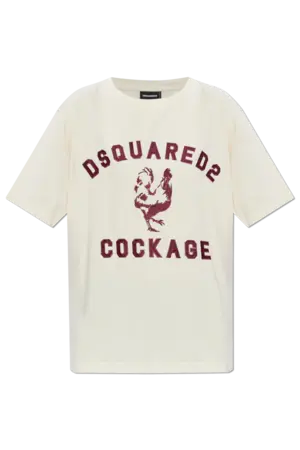 Dsquared2 Logo T-shirt - Cream
