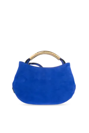 Moschino Suede Handbag - Blue