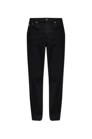 Versace Black Wash Jeans For Men