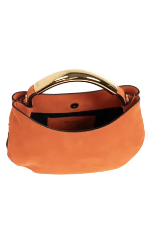 Moschino Suede Handbag - Orange