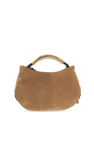 Moschino Suede Handbag - Brown