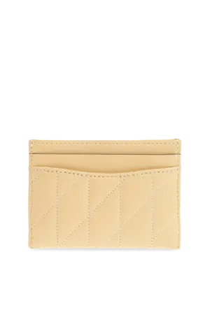 COACH Leather Card Holder - Yellow