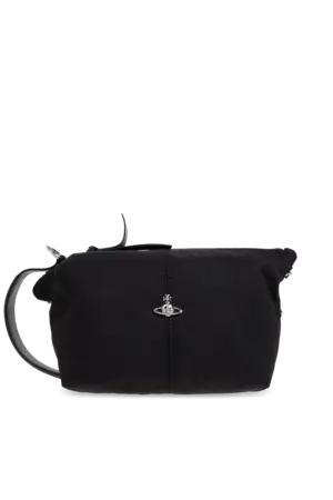 VIVIENNE WESTWOOD Cosmetic Bag With Logo - Black