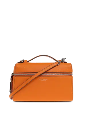 Tory Burch Saffiano Leather Handbag - Orange